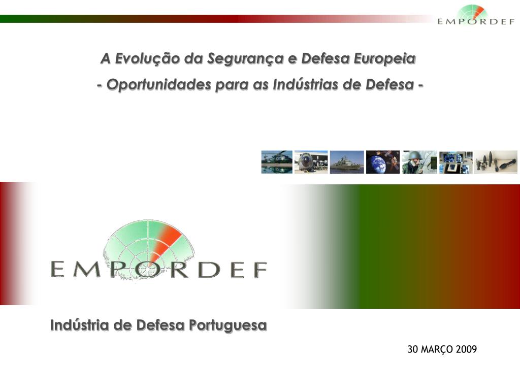 PPT - Indústria de Defesa Portuguesa PowerPoint Presentation, free ...