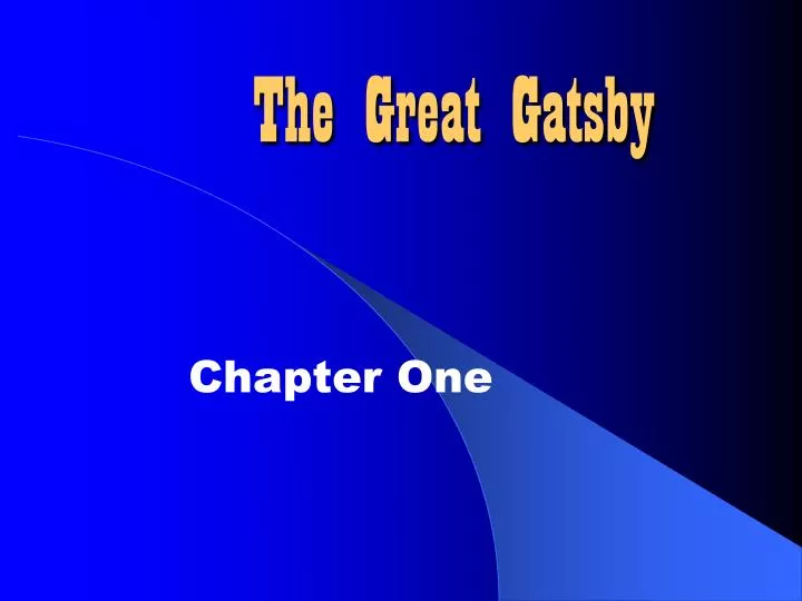 PPT - The Great Gatsby PowerPoint Presentation, free download - ID:5301849