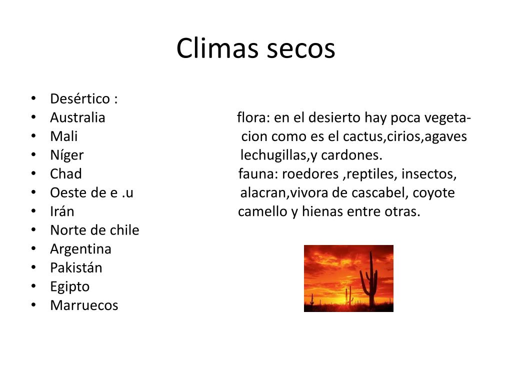 Ppt Los Climas En El Mundo Powerpoint Presentation Free Download