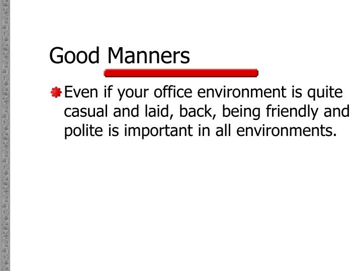 PPT - Business Etiquette PowerPoint Presentation - ID:5302532