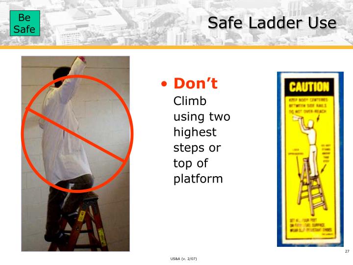 PPT - Ladder Safety PowerPoint Presentation - ID:5305195