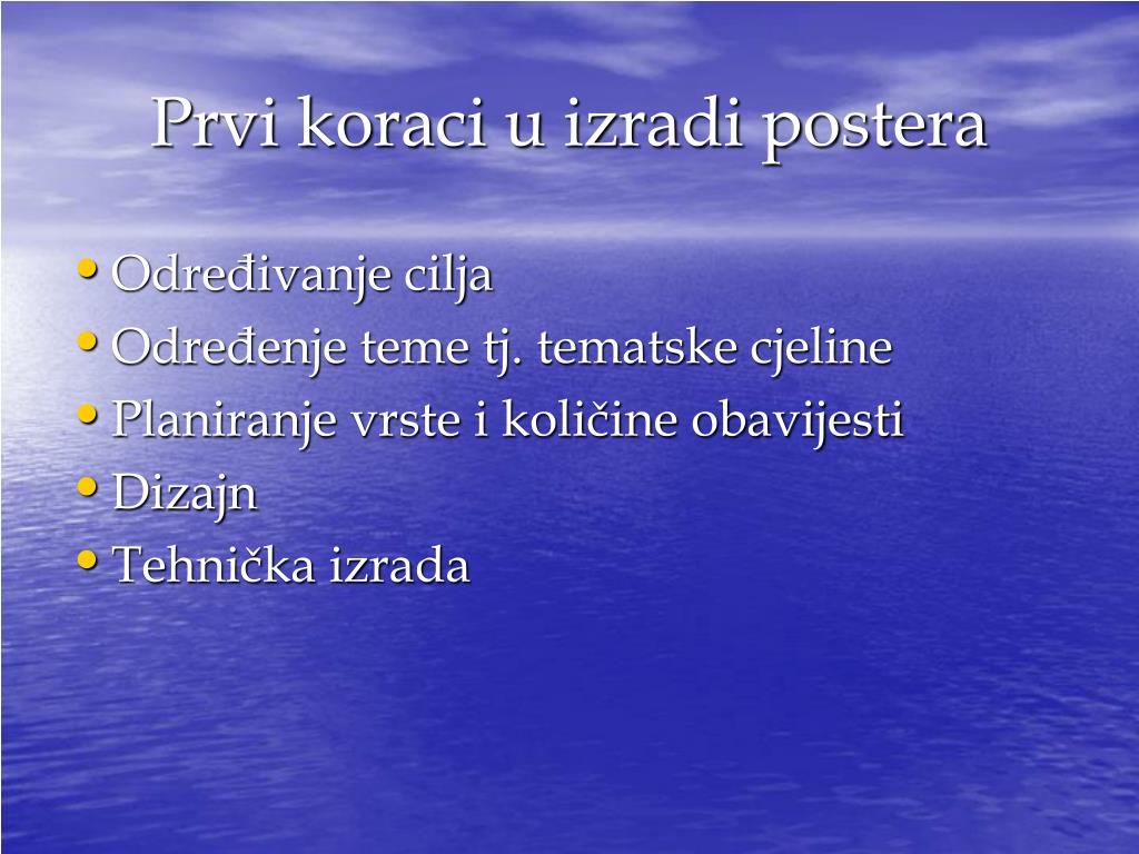 PPT - Plakat / poster Zašto? Kome? Kako? Kada? Gdje? PowerPoint ...