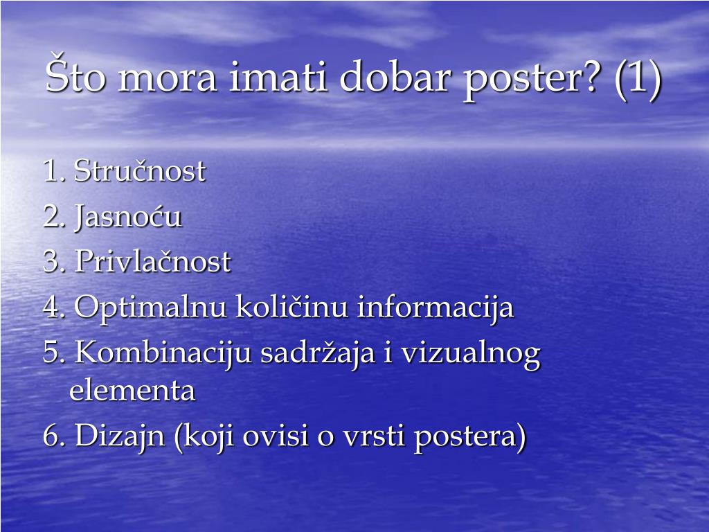 PPT - Plakat / poster Zašto? Kome? Kako? Kada? Gdje? PowerPoint ...