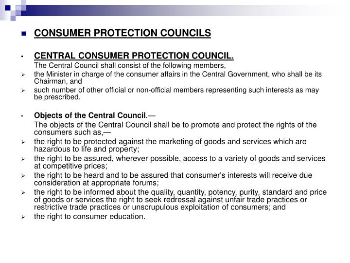 PPT - CONSUMER PROTECTION ACT, 1986 PowerPoint Presentation - ID:5308327