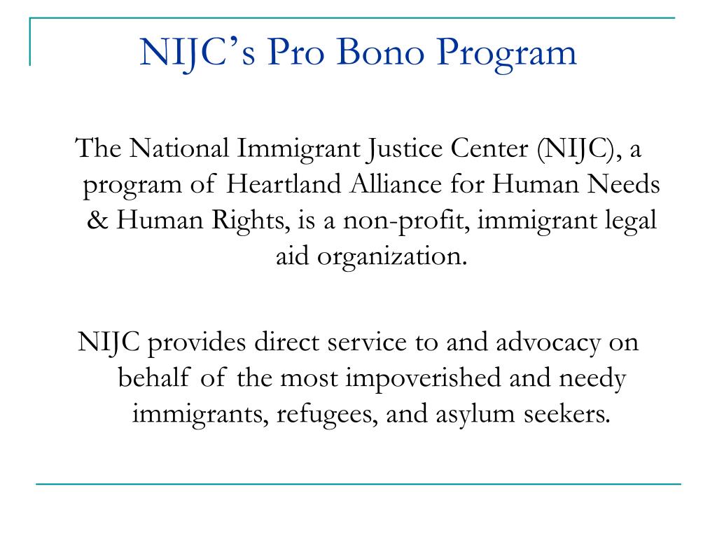 PPT - Chicago Bar Association Pro Bono Week October 2006 PowerPoint ...