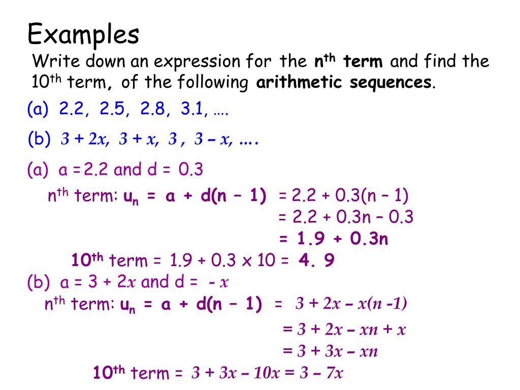 PPT - Arithmetic sequences PowerPoint Presentation, free download - ID ... PPT - Arithmetic sequences PowerPoint Presentation, free download - ID ...