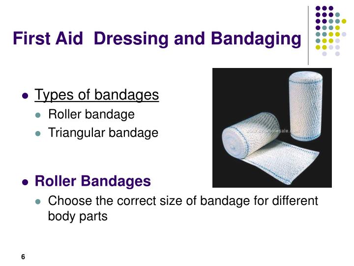 PPT - First Aid Dressing and Bandaging PowerPoint Presentation - ID:5312398