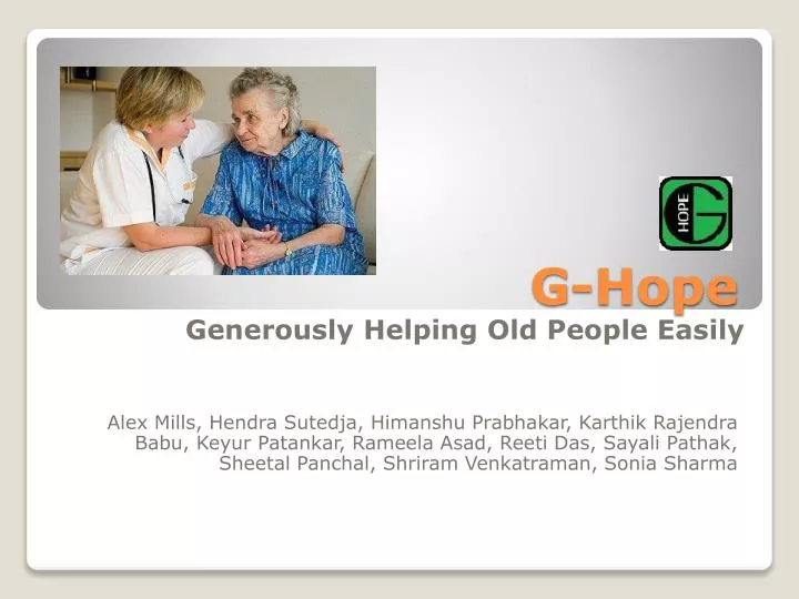 PPT - G-Hope PowerPoint Presentation, free download - ID:5312594