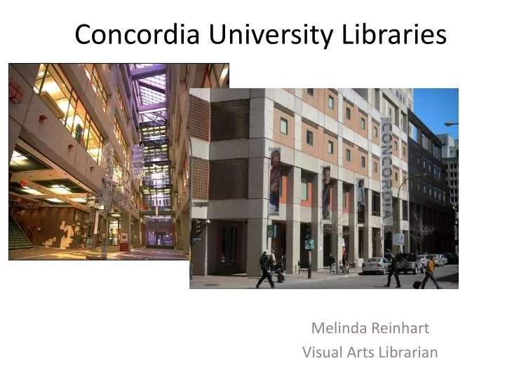 PPT - Concordia University Libraries PowerPoint Presentation, free ...