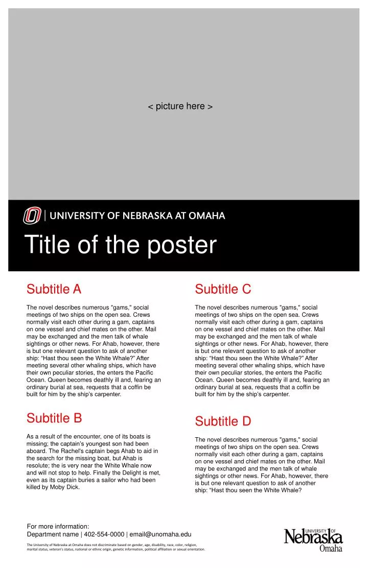 PPT - Title of the poster PowerPoint Presentation, free download - ID ...