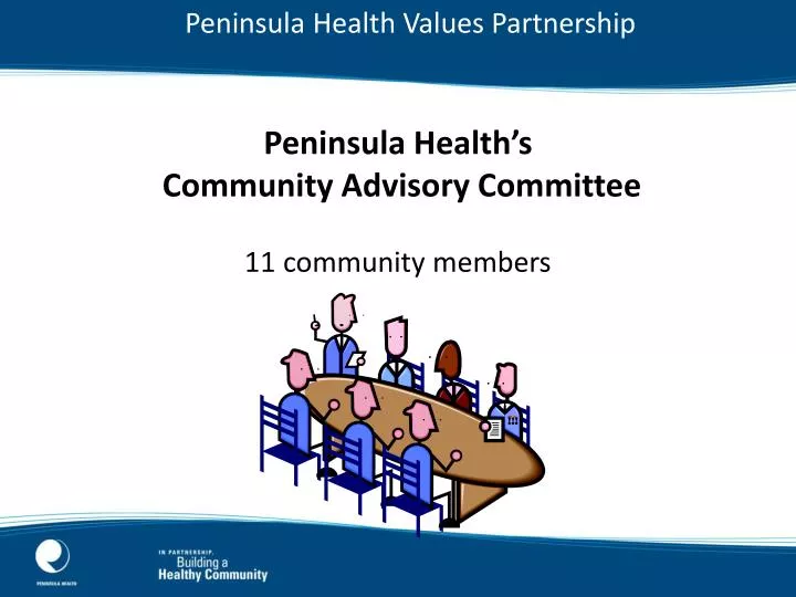 PPT - Peninsula Health Values Partnership PowerPoint Presentation, free ...
