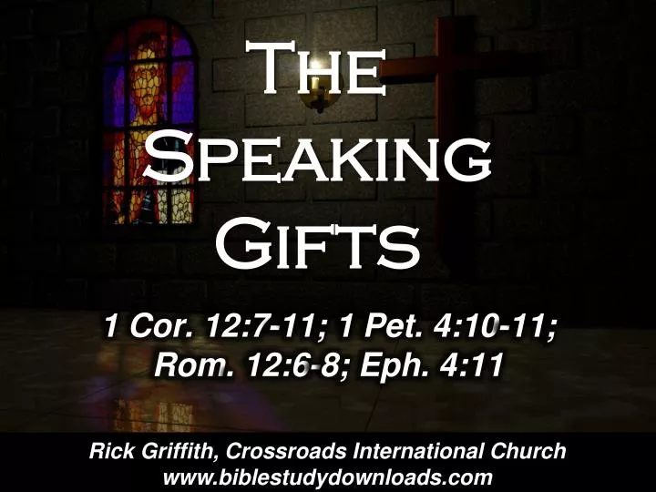 PPT - The Speaking Gifts PowerPoint Presentation, free download - ID ...