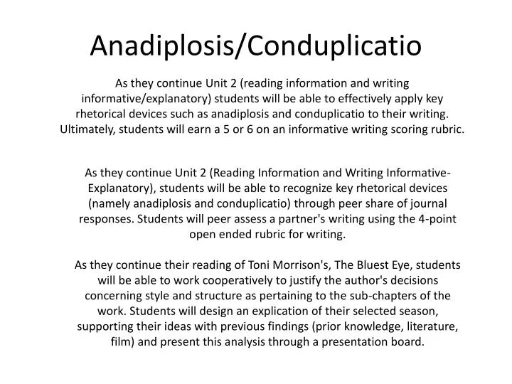 PPT - Anadiplosis/Conduplicatio PowerPoint Presentation, free download ...