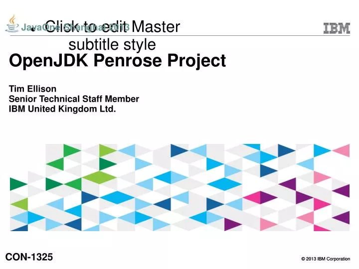 PPT - OpenJDK Penrose Project PowerPoint Presentation, free download ...