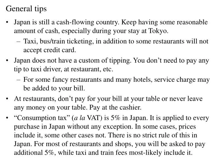 PPT - General tips PowerPoint Presentation, free download - ID:5315702