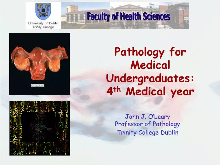 PPT - Pathology for Medical Undergraduates: 4 th Medical year ...