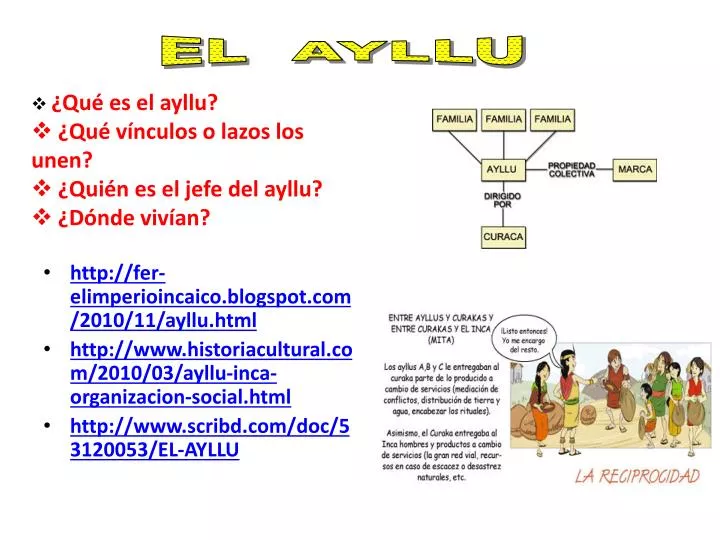 PPT - EL AYLLU PowerPoint Presentation - ID:5316928