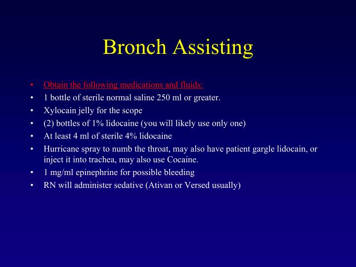 PPT - BRONCHOSCOPY PowerPoint Presentation - ID:5317592