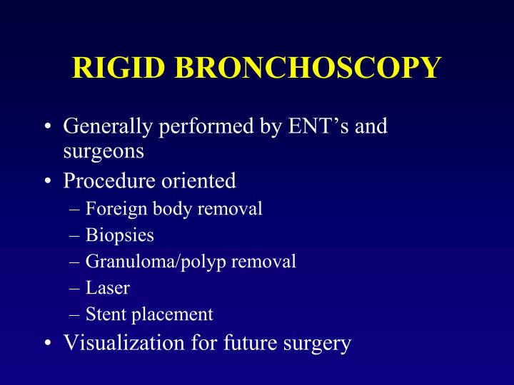 PPT - BRONCHOSCOPY PowerPoint Presentation - ID:5317592