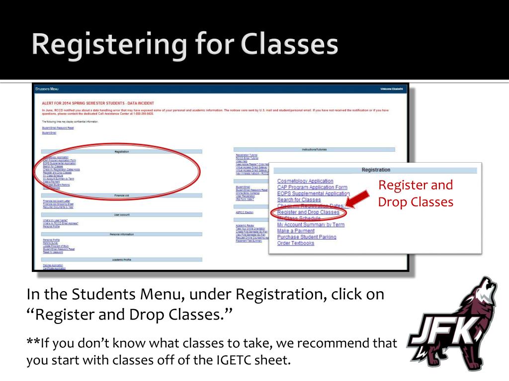 PPT - Norco College Classes & Webadvisor PowerPoint Presentation - ID ...
