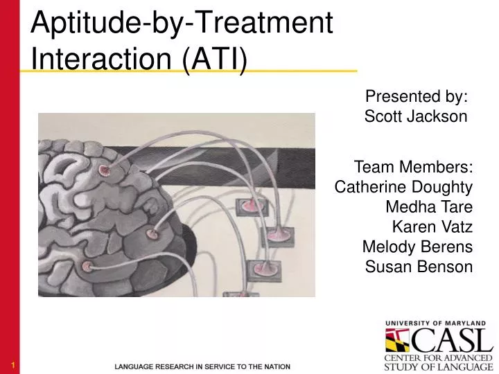 PPT - Aptitude-by-Treatment Interaction (ATI) PowerPoint Presentation ...