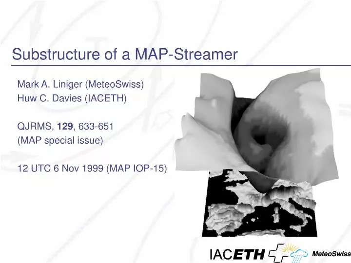 PPT - Substructure of a MAP-Streamer PowerPoint Presentation, free ...