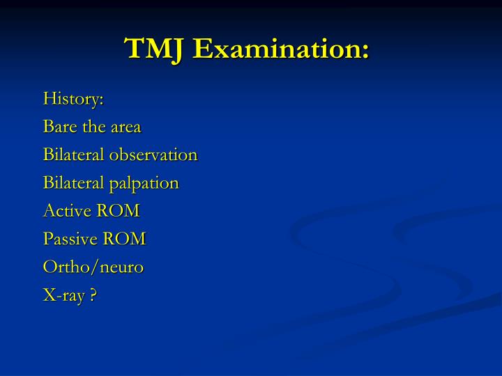 Ppt Tmj And Temporomandibular Joint Disorder Powerpoint Presentation