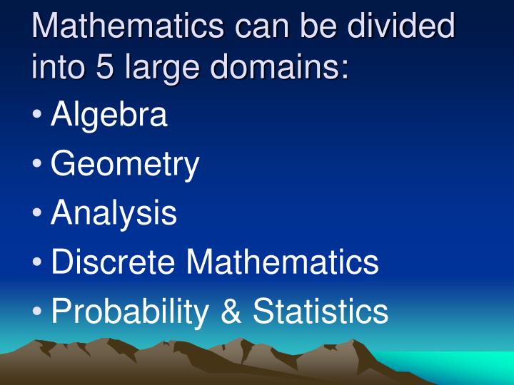 PPT - WHAT IS MATHEMATICS? PowerPoint Presentation - ID:5318026