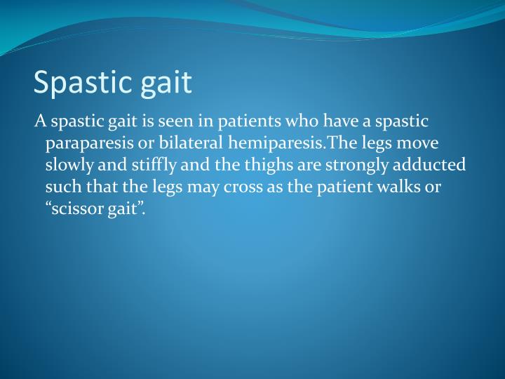 PPT - DISORDERS OF GAIT PowerPoint Presentation - ID:5318168