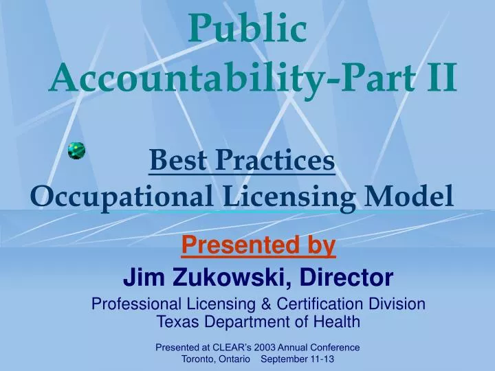PPT - Public Accountability-Part II PowerPoint Presentation, free ...