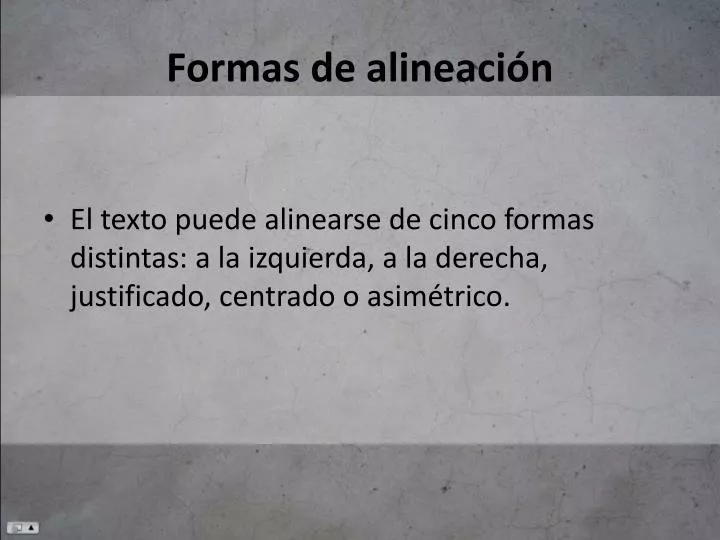 PPT - Formas de alineación PowerPoint Presentation, free download - ID ...