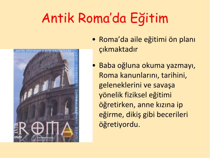 PPT - EĞİTİMİN TARİHİ TEMELLERİ PowerPoint Presentation - ID:5319037
