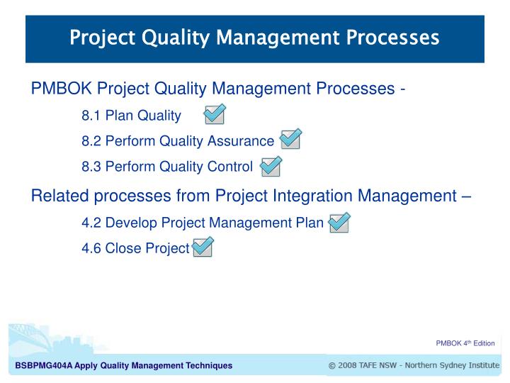 PPT - Project Quality Management Processes PowerPoint Presentation - ID ...