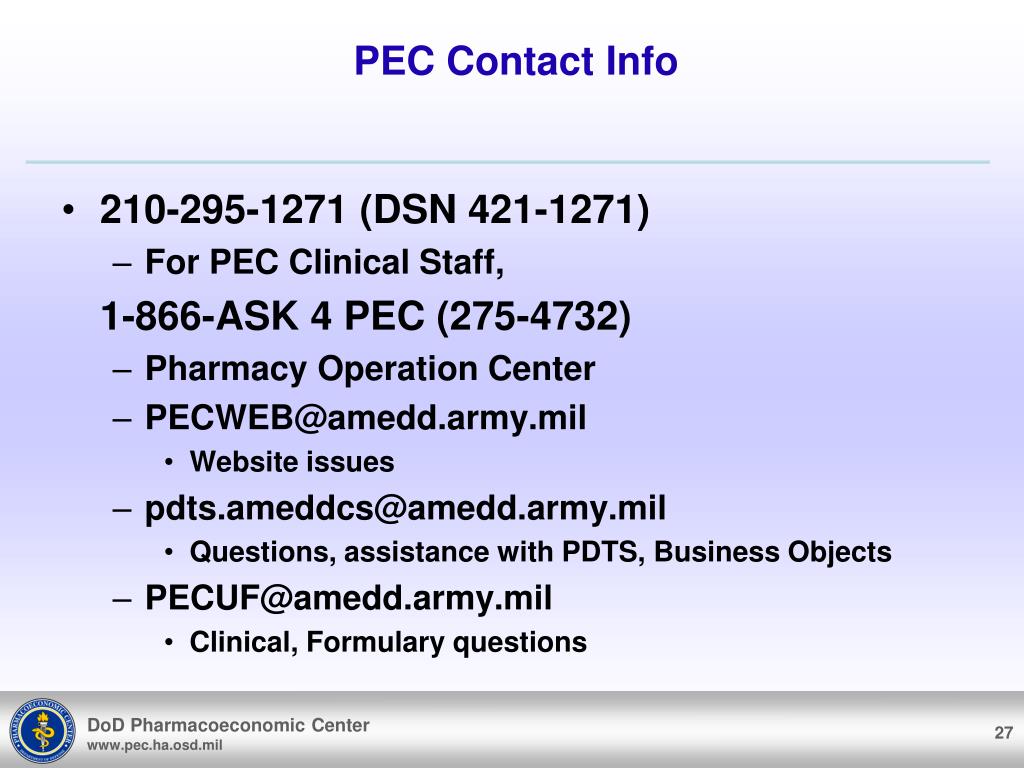 PPT - TMA DoD Pharmacoeconomic Center Fort Sam Houston, TX PowerPoint ...