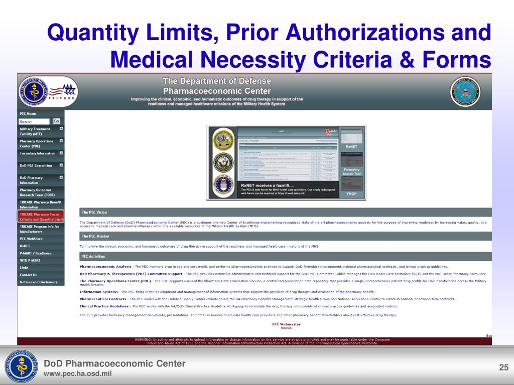 PPT - TMA DoD Pharmacoeconomic Center Fort Sam Houston, TX PowerPoint ...