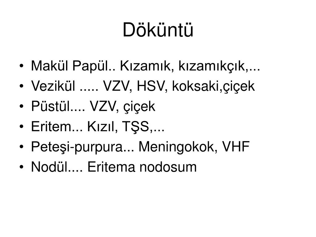 PPT - İnfeksiyon, İnfeksiyon Hastalığı ve klinik bulguların oluşumu ...