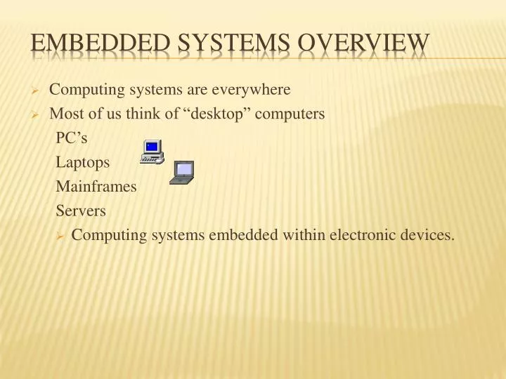 PPT - Embedded Systems Overview PowerPoint Presentation, free download ...
