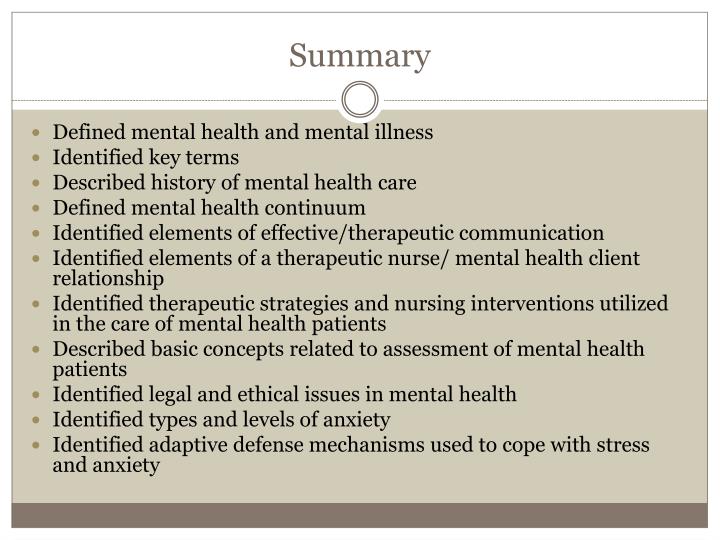 PPT - Foundations of Mental Health Nursing PowerPoint Presentation - ID ...