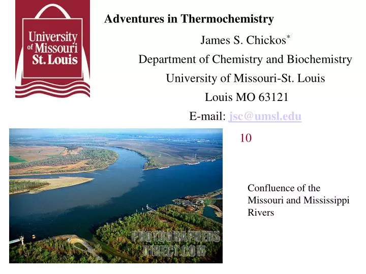 PPT - Adventures in Thermochemistry PowerPoint Presentation, free ...