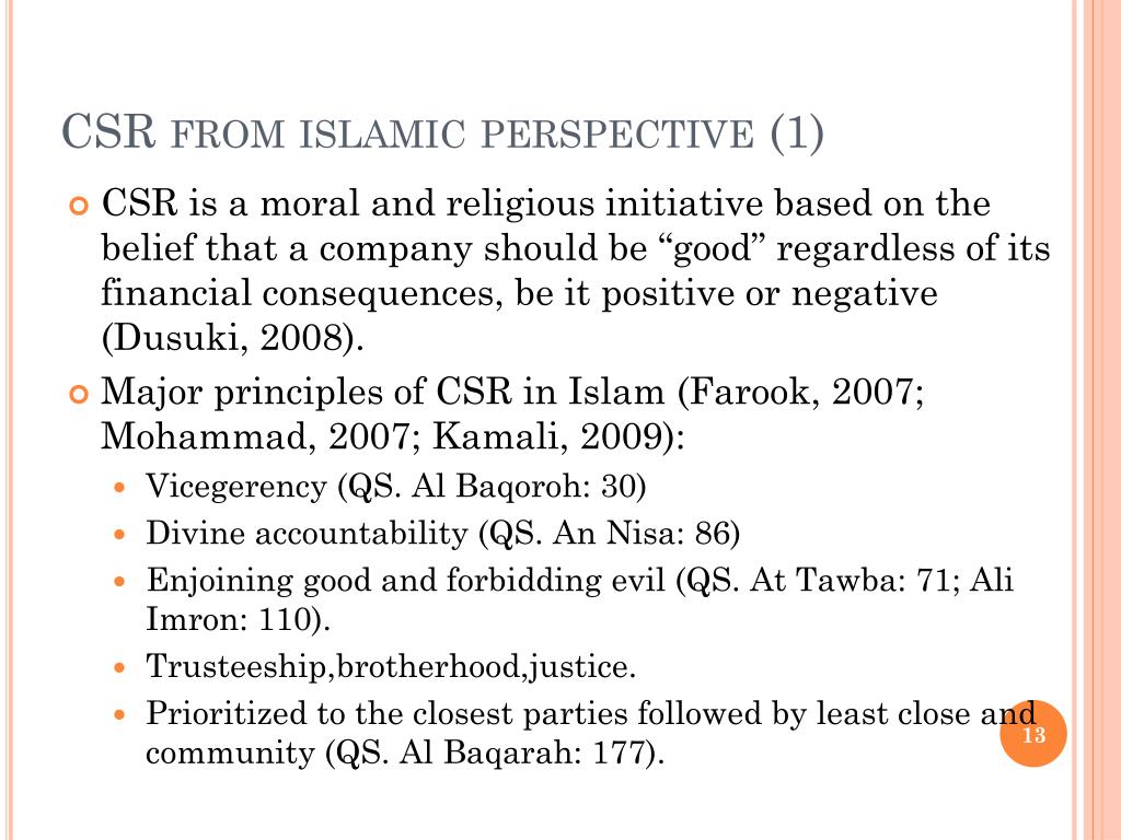 PPT - Dual Responsibilities , Shariah and Corporate Social ...