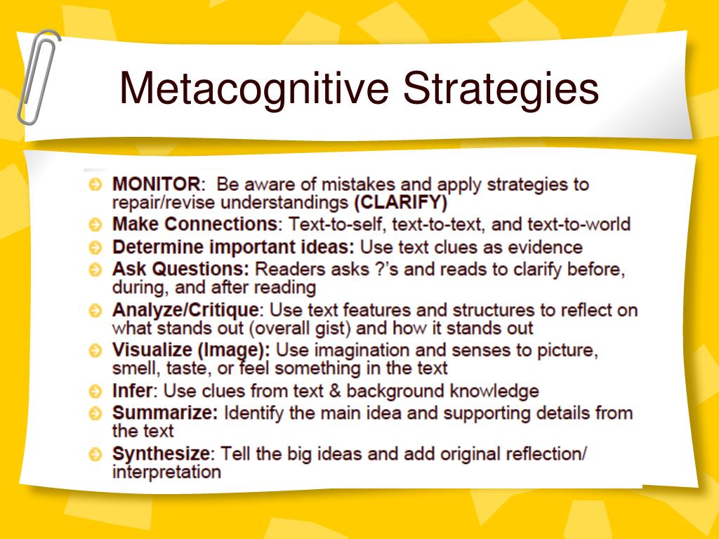 PPT Close Readings Metacognitive Conversations And Marking Up The 