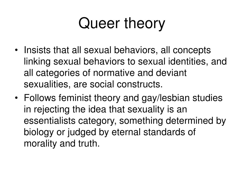 Ppt Queer Theory Powerpoint Presentation Free Download Id 5321237
