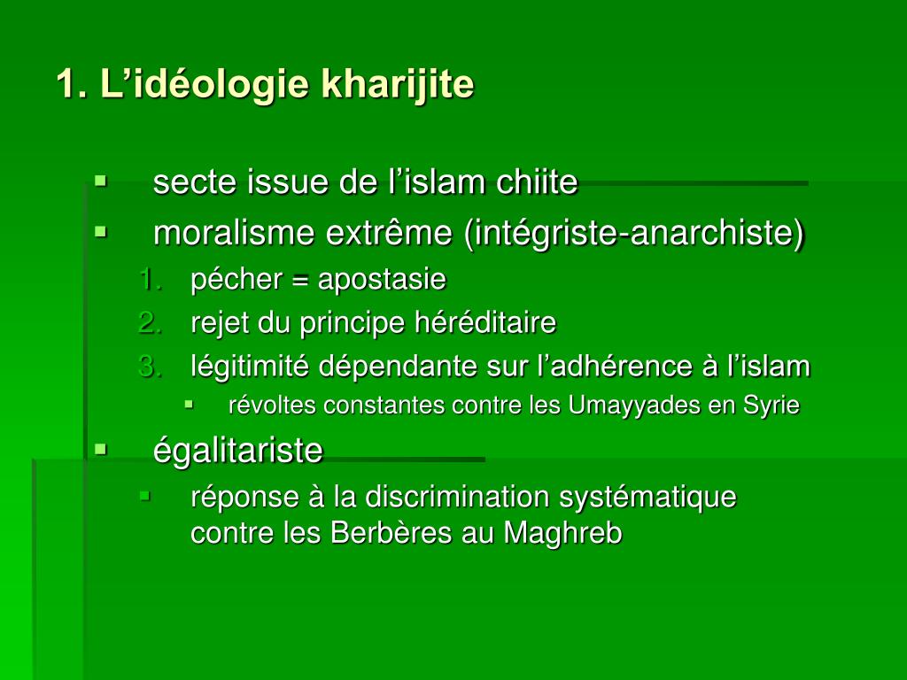 PPT - Le Maghreb sous les califats (18 janvier) PowerPoint Presentation ...
