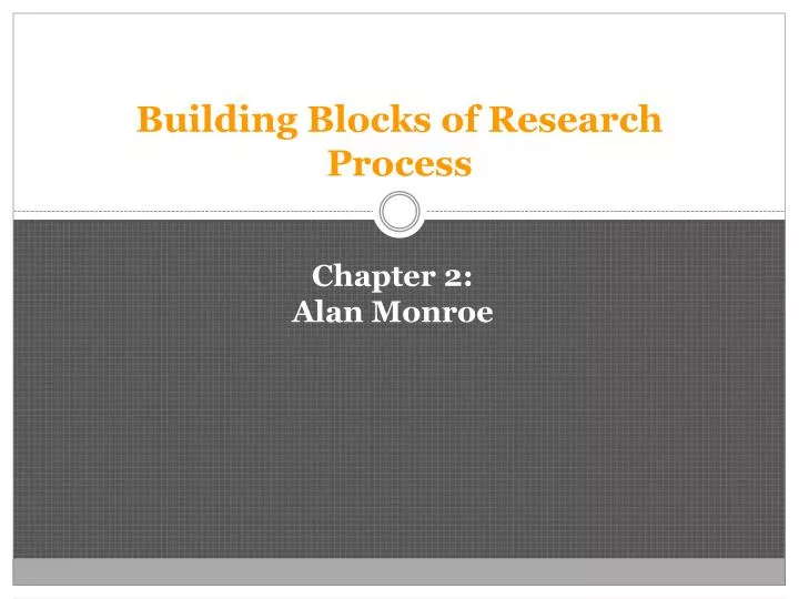 PPT - Building Blocks of Research Process PowerPoint Presentation, free ...