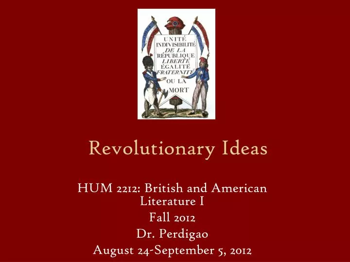 PPT - Revolutionary Ideas PowerPoint Presentation, free download - ID ...