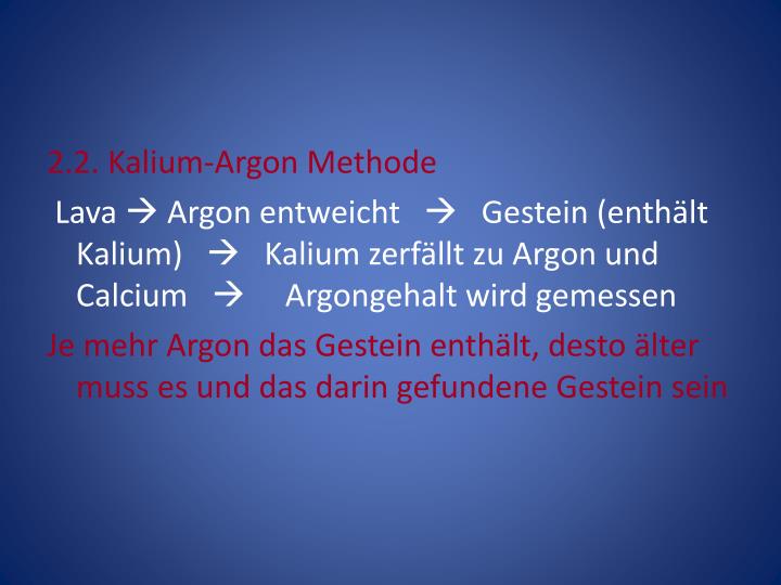 PPT - Methoden zur Altersbestimmung von fossilen Funden PowerPoint ...