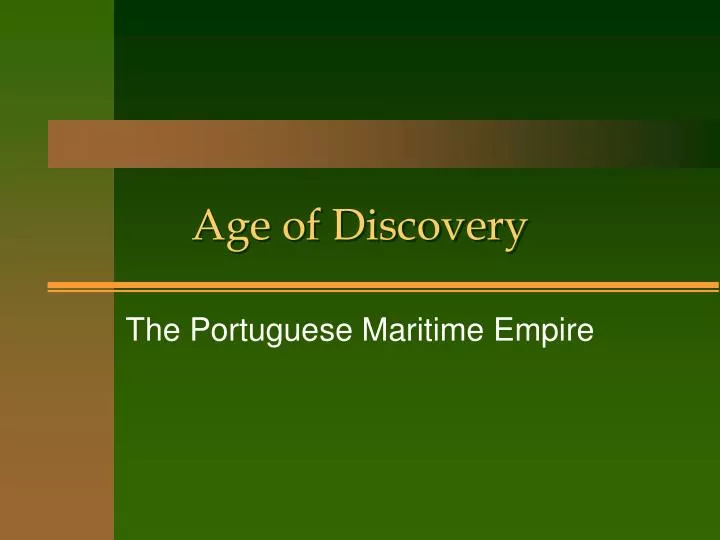 PPT - Age of Discovery PowerPoint Presentation, free download - ID:5322938