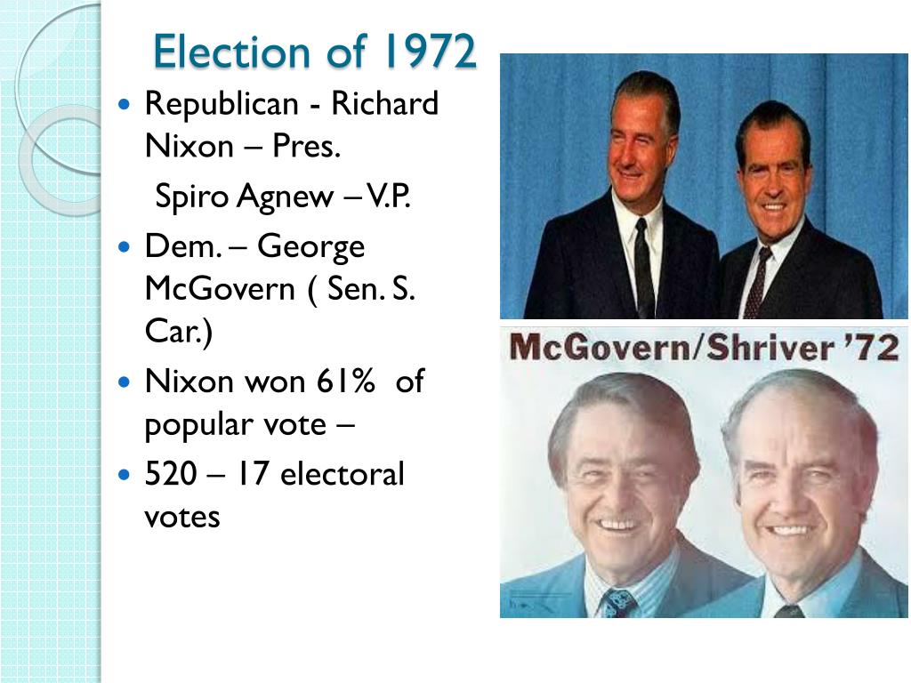 PPT - NIXON’S AND WATERGATE Sec. 31-2 Pages 901-908 PowerPoint ...