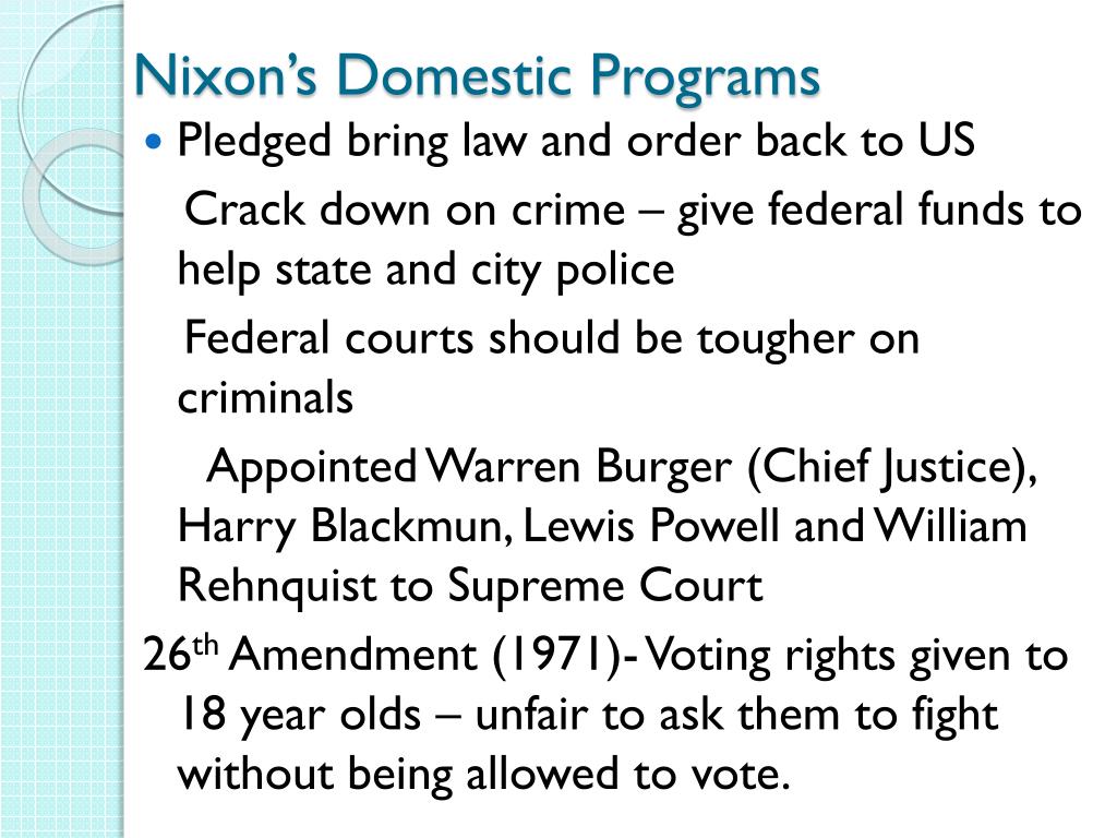 PPT - NIXON’S AND WATERGATE Sec. 31-2 Pages 901-908 PowerPoint ...
