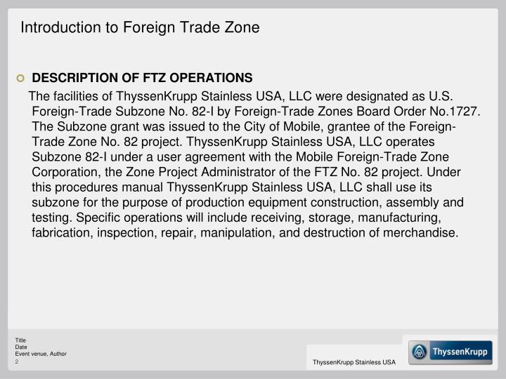 PPT - FTZ Inventory Training PowerPoint Presentation - ID:5325117